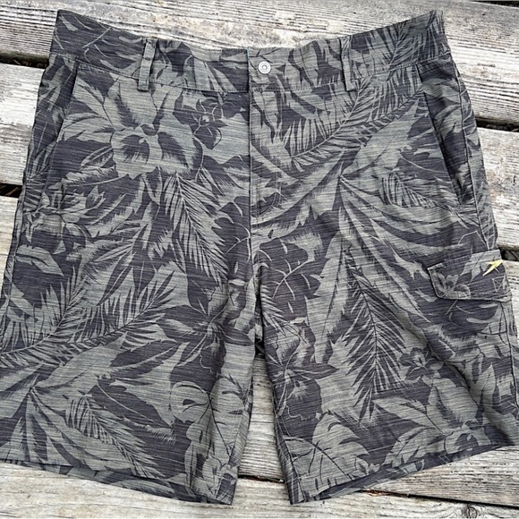Speedo | Swim | Speedo 4 Way Stretch Canteen Brown Hawaiian Pattern ...